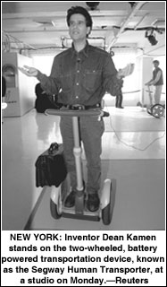 ‘Human Transporter’ — a new concept in locomotion - Newspaper - DAWN.COM