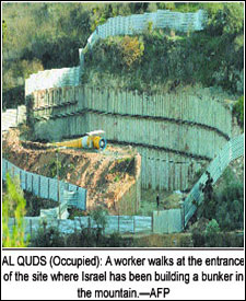 Israel builds bunker in mountains - Newspaper - DAWN.COM