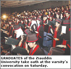KARACHI: 174 graduates awarded degrees: 4th Ziauddin University ...
