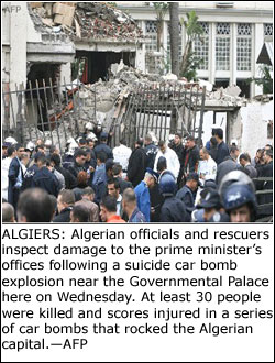 Two Algerian blasts claim 30 lives - Newspaper - DAWN.COM