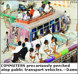 KARACHI: Poor system of transport multiplies public woes - Newspaper ...