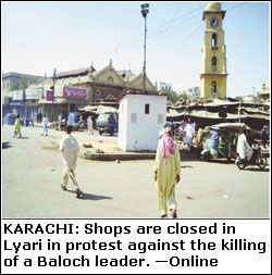 KARACHI: Tension grips Lyari after Baloch leader’s killing - Newspaper ...