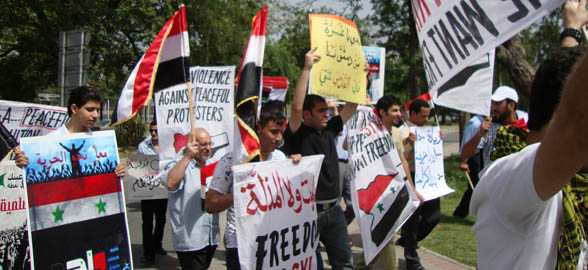 Syrians in Pakistan against Bashar - World - DAWN.COM