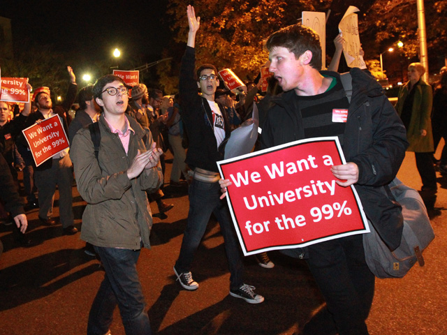 Anti-Wall Street protests take root on Harvard lawn - World - DAWN.COM