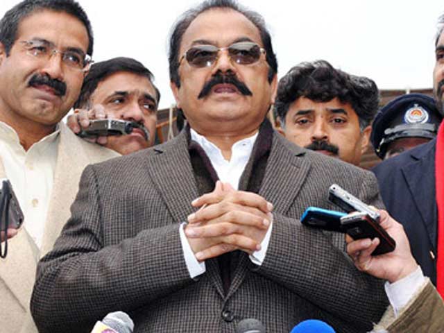 PTI campaign a 'defeated' tsunami, says Sanaullah - Pakistan - DAWN.COM
