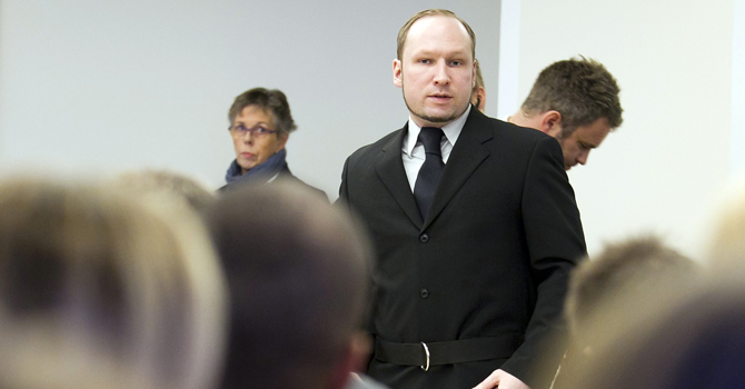 Victim's brother hurls shoe at Breivik at Norway trial - World - DAWN.COM