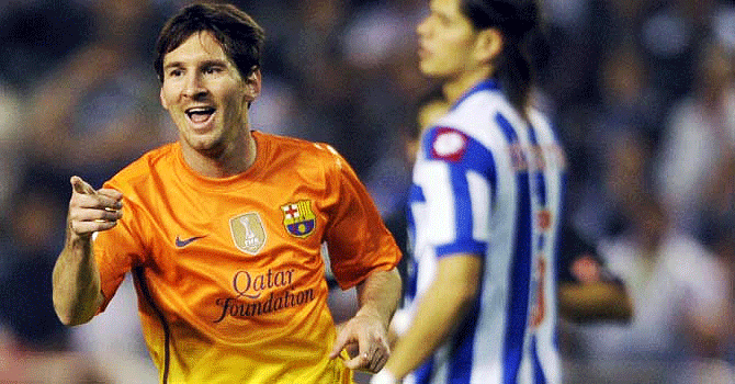 Messi hat trick gives 10-man Barca 5-4 win over Deportivo - Sport ...