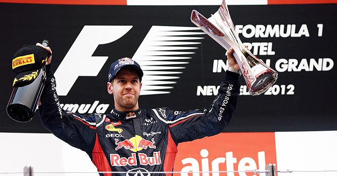 Vettel wins in India to make it four straight wins - Sport - DAWN.COM