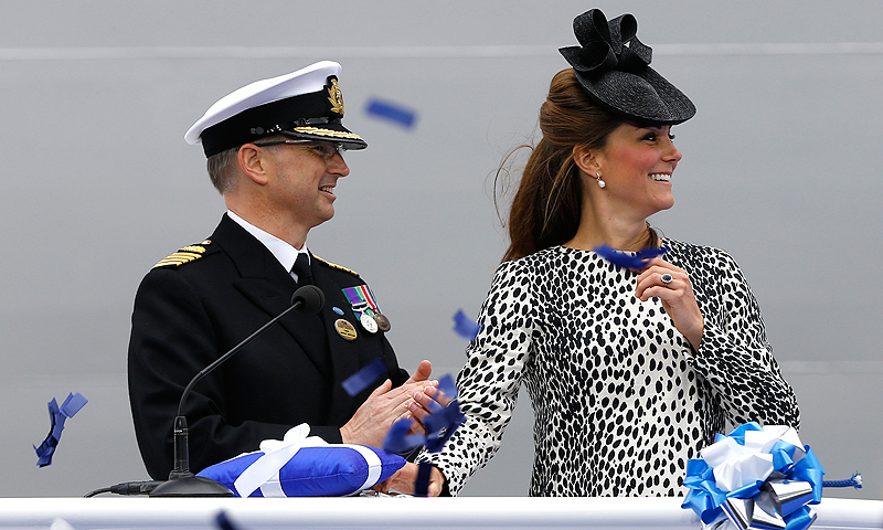 Kate formally names Royal Princess cruise ship - DAWN.COM