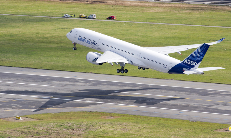 New Airbus A350 comes through first test flight - DAWN.COM