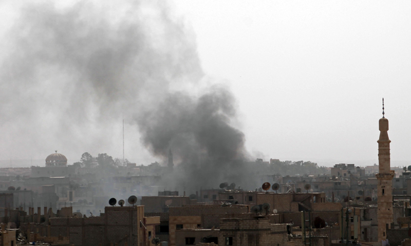 Three killed in Damascus bombing: watchdog - World - DAWN.COM