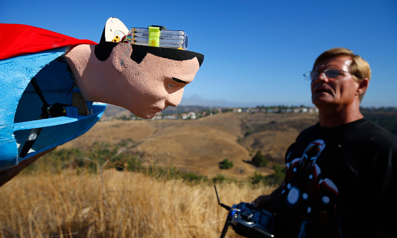 Life-size superman plane on a test flight - DAWN.COM