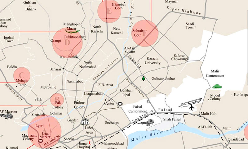 Eight most violent flashpoints in Karachi - DAWN.COM