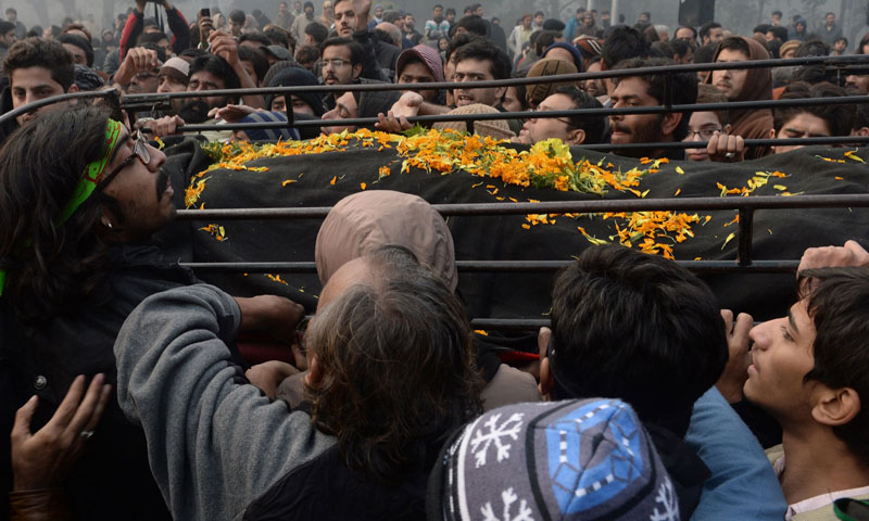 Shia cleric's funeral held in Lahore - Pakistan - DAWN.COM