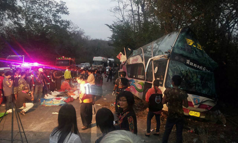 Children among 15 dead in Thai school bus crash - World - DAWN.COM