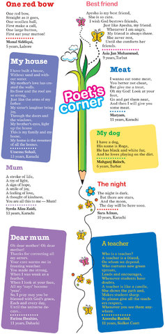 Poets corner - Newspaper - DAWN.COM