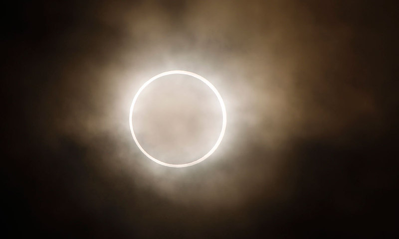 The first solar eclipse of the year - Multimedia - DAWN.COM