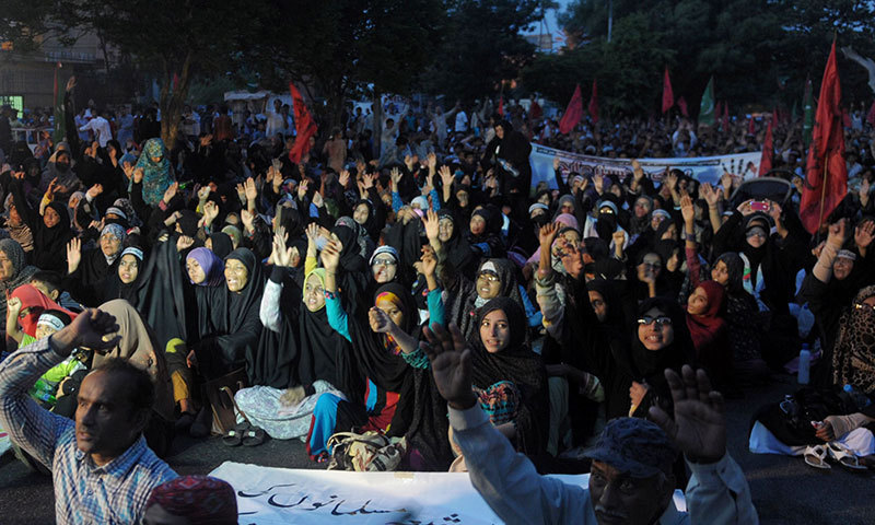 MWM protests against targeted killings in Karachi - Pakistan - DAWN.COM