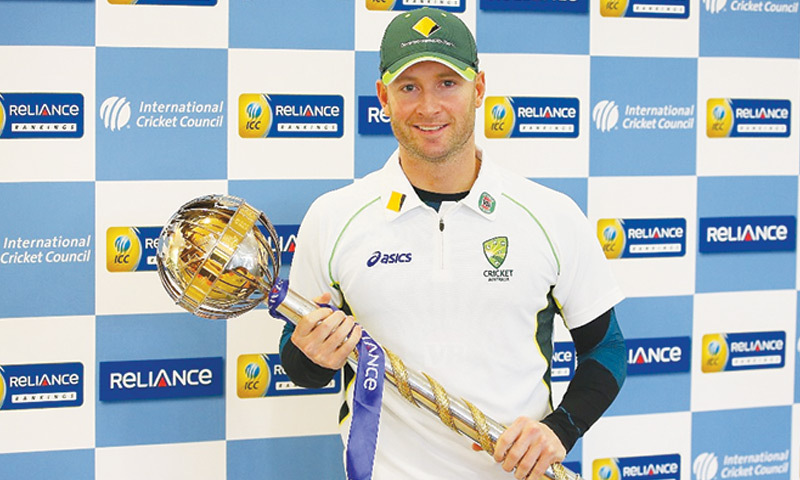 Australians lay hands on ICC Test mace - Newspaper - DAWN.COM