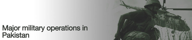 Interactive: Chronology of military operations in Pakistan - Pakistan ...