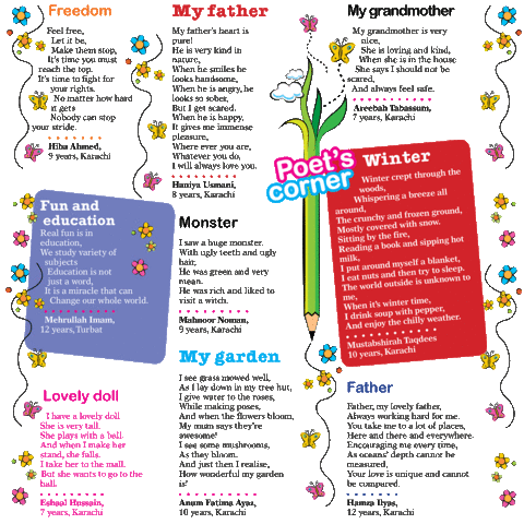 Poets corner - Newspaper - DAWN.COM