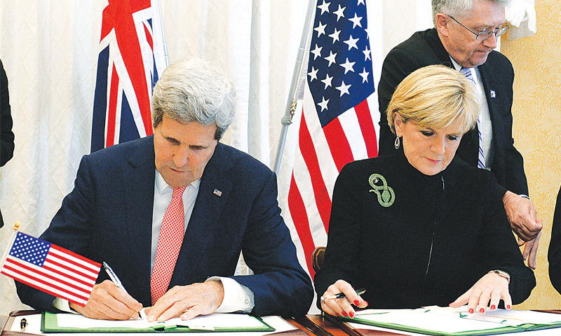 US, Australia sign military cooperation accord - Newspaper - DAWN.COM
