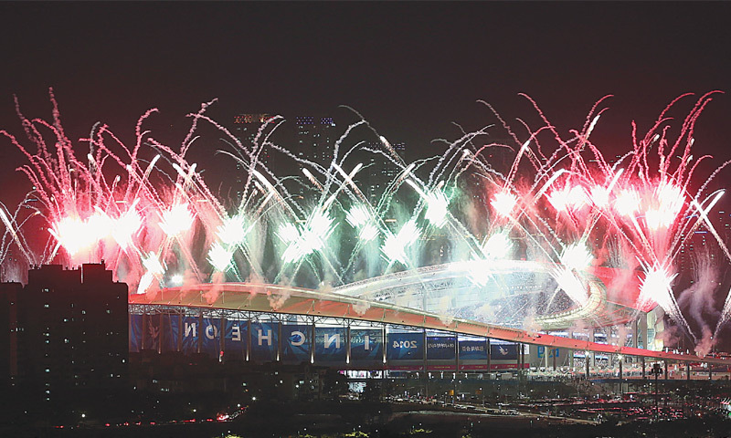 Asian Games open at Incheon amid thrill, colour - Newspaper - DAWN.COM