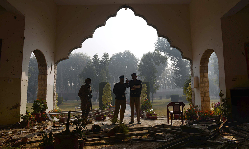 Inside the bullet-riddled halls of Army Public School - Pakistan - DAWN.COM