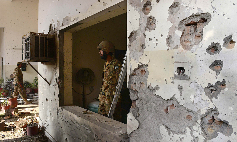 Inside the bullet-riddled halls of Army Public School - Pakistan - DAWN.COM