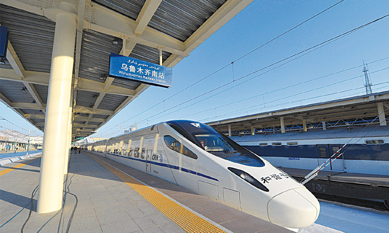 China extends high-speed rail network to Xinjiang - Newspaper - DAWN.COM