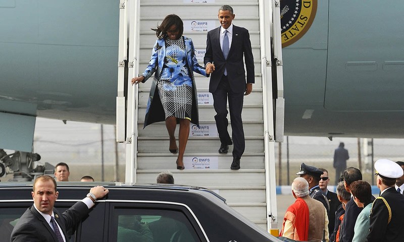 Obama's visit to India: Of handshakes and hugs - World - DAWN.COM