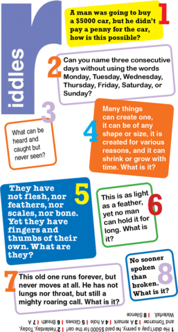 Riddles - Magazines - DAWN.COM