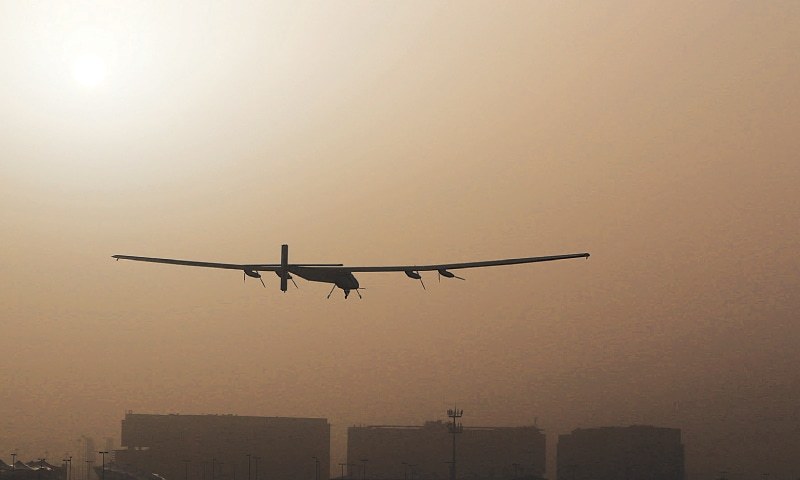 Solar plane completes first leg of round-the-world journey - World ...