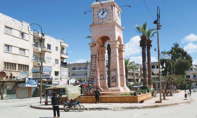 Deserted streets in Syria’s Idlib after rebel capture - Newspaper - DAWN.COM