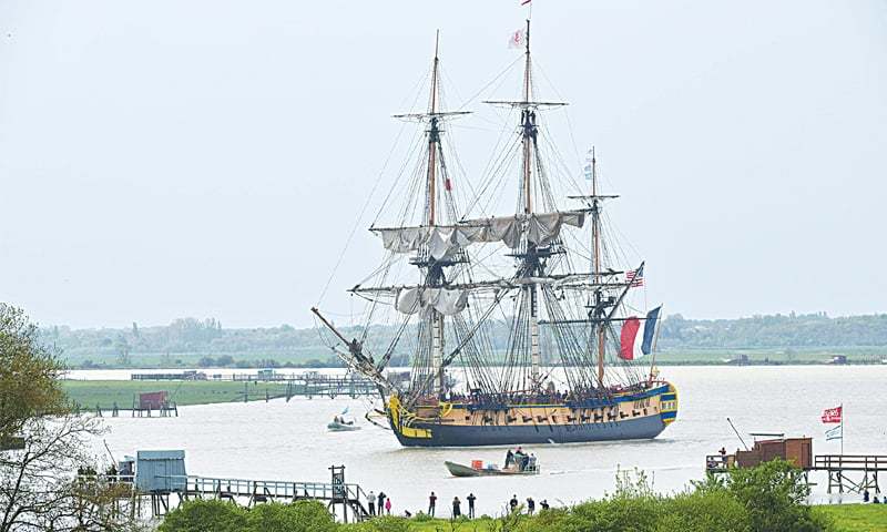 Replica of French general’s historic US independence ship sails again ...