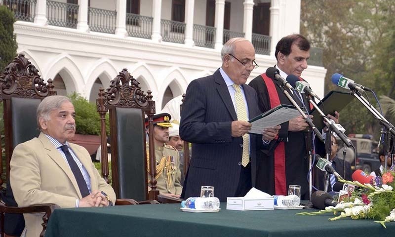 Rajwana takes oath as 36th governor of Punjab - Pakistan - DAWN.COM