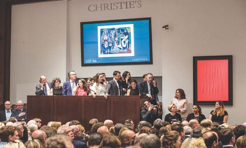 Picasso’s painting fetches record price at New York auction - World ...