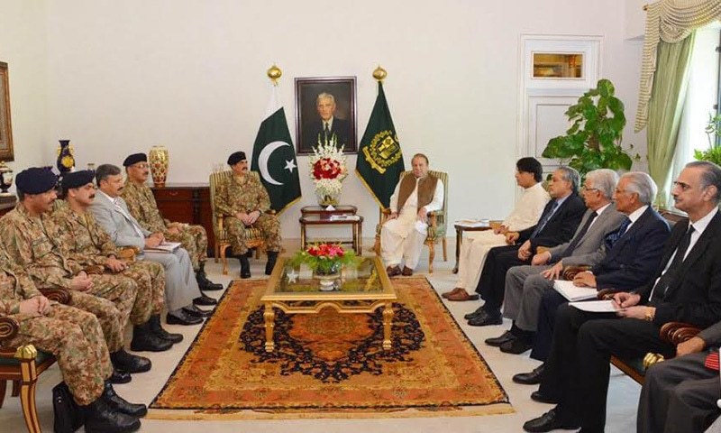 PM chairs meeting to review Zarb-i-Azb, NAP - Pakistan - DAWN.COM