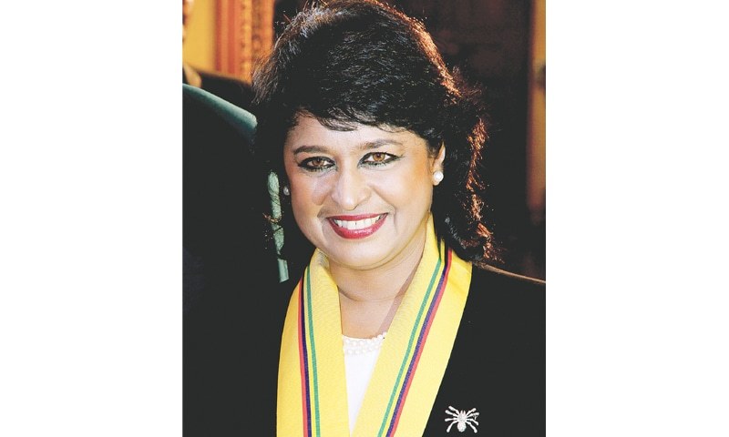 Scientist sworn in as first woman president of Mauritius - World - DAWN.COM