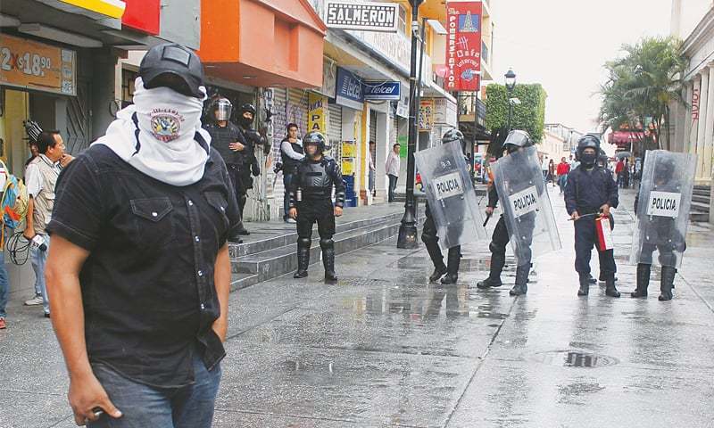 Protesters burn ballots in bid to block Mexico vote - World - DAWN.COM