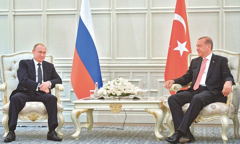 Putin meets Erdogan for closed-door talks - World - DAWN.COM