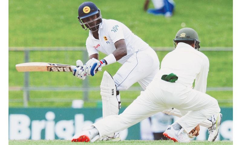 Battling Mathews puts Sri Lanka in driving seat - Newspaper - DAWN.COM