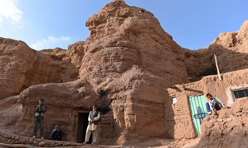 Bamiyan's ancient cave dwellings shelter homeless Afghans - World ...