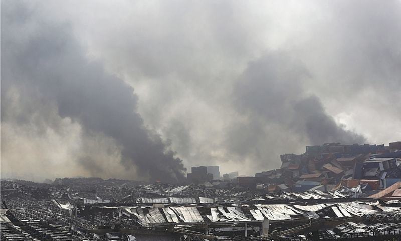 Monstrous explosions terrify China’s port city, kill 50 - Newspaper ...