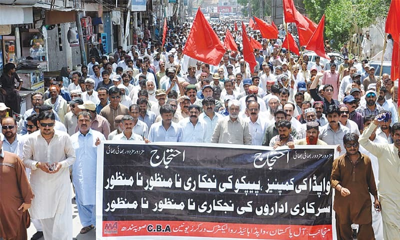 Sindh-wide protest against plan to privatise power utilities ...