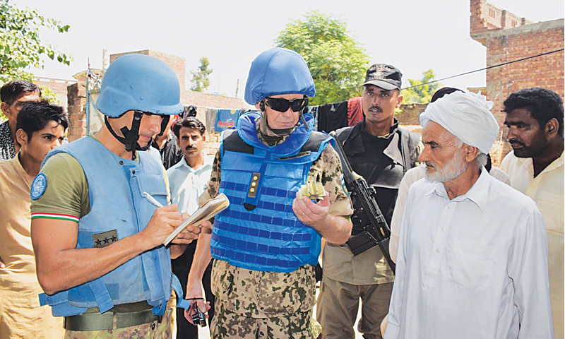 India-Pakistan border clashes: UN team visits Sialkot village to ...