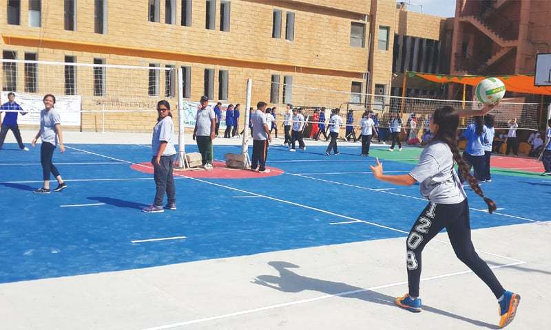 21 matches decided in throwball event - Newspaper - DAWN.COM