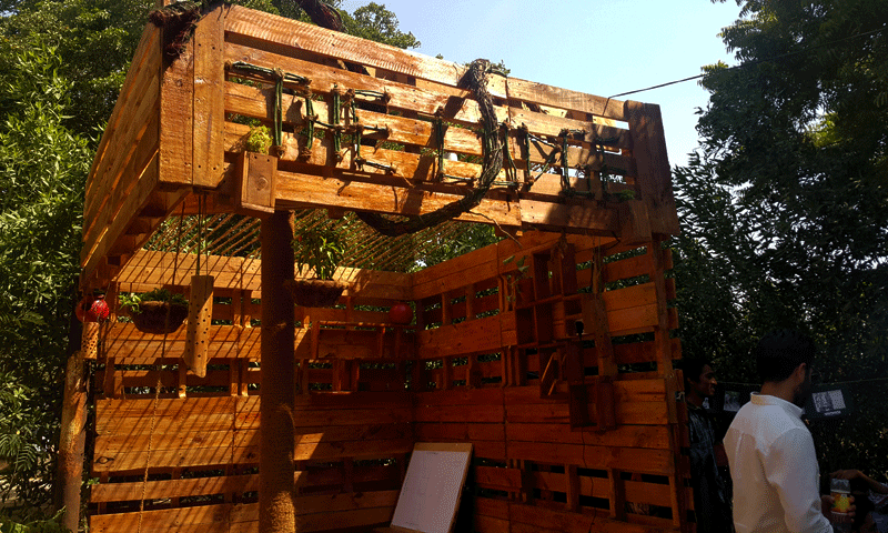 Students transform KU’s wasted space into outdoor studio - Newspaper ...