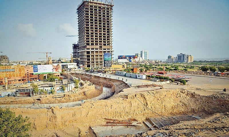 Land use of residential plot changed to build high-rise in Karachi ...