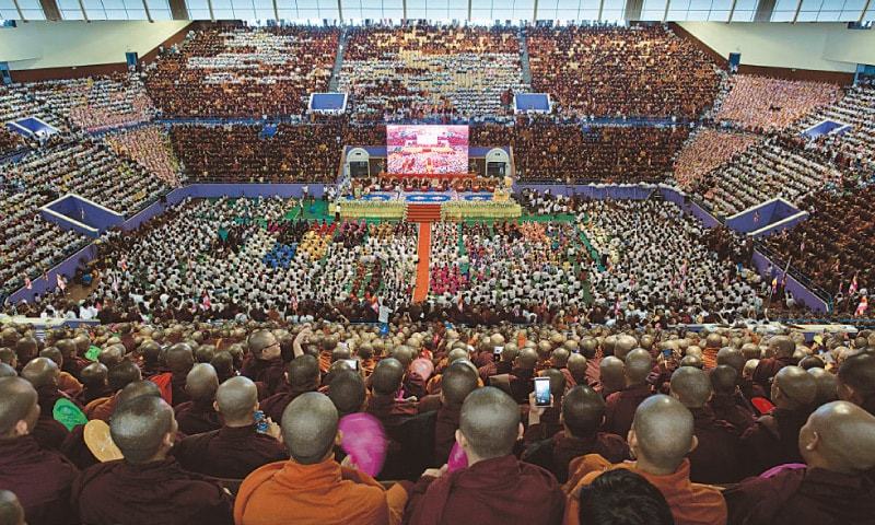 Monks stage large rally in Myanmar as ethnic tensions grow - World ...
